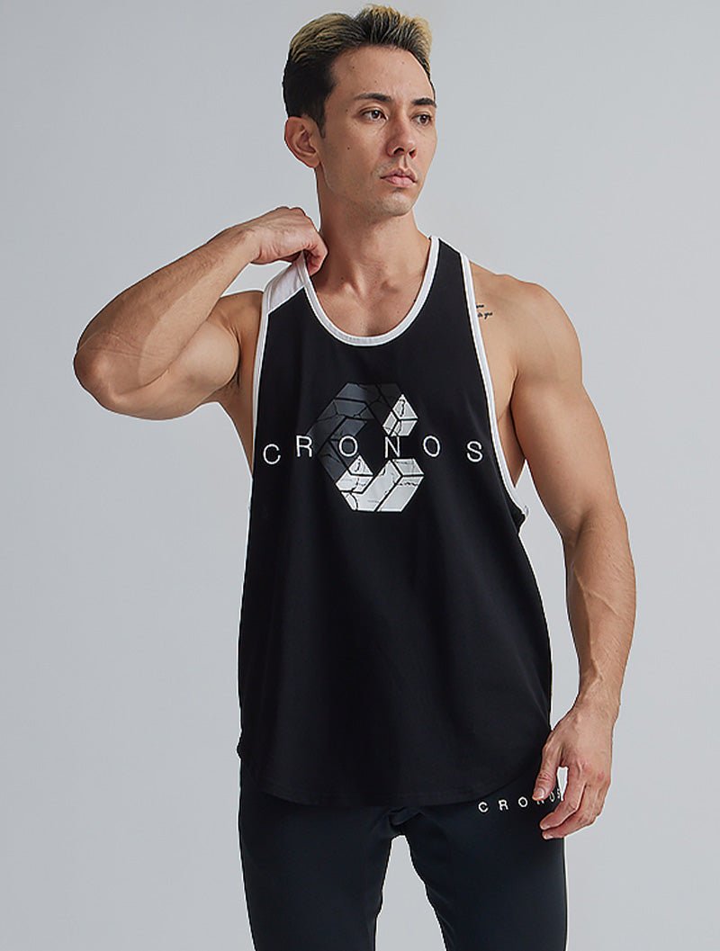 CRONOS 經典背心 (黑) – AROAK 機能健身服飾 | 專為健人打造