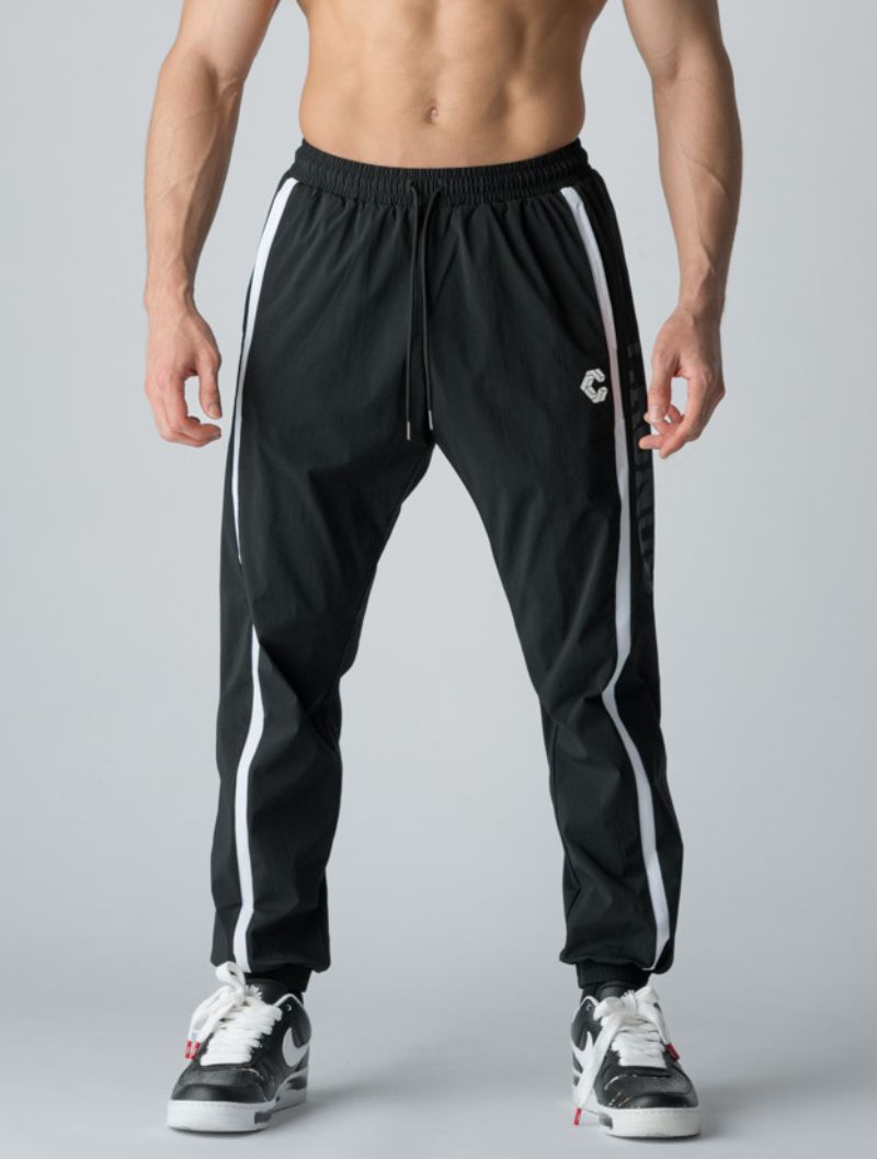 CRONOS side logo windbreaker trousers (black) – AROAK 機能健身服飾 | 專為健人打造