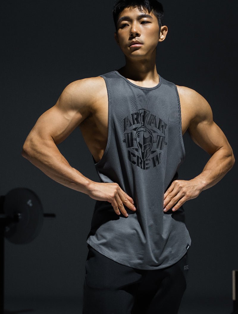 ArcTech™ AROAK CREW 機能背心 (黑) – AROAK 機能健身服飾 | 專為健人打造