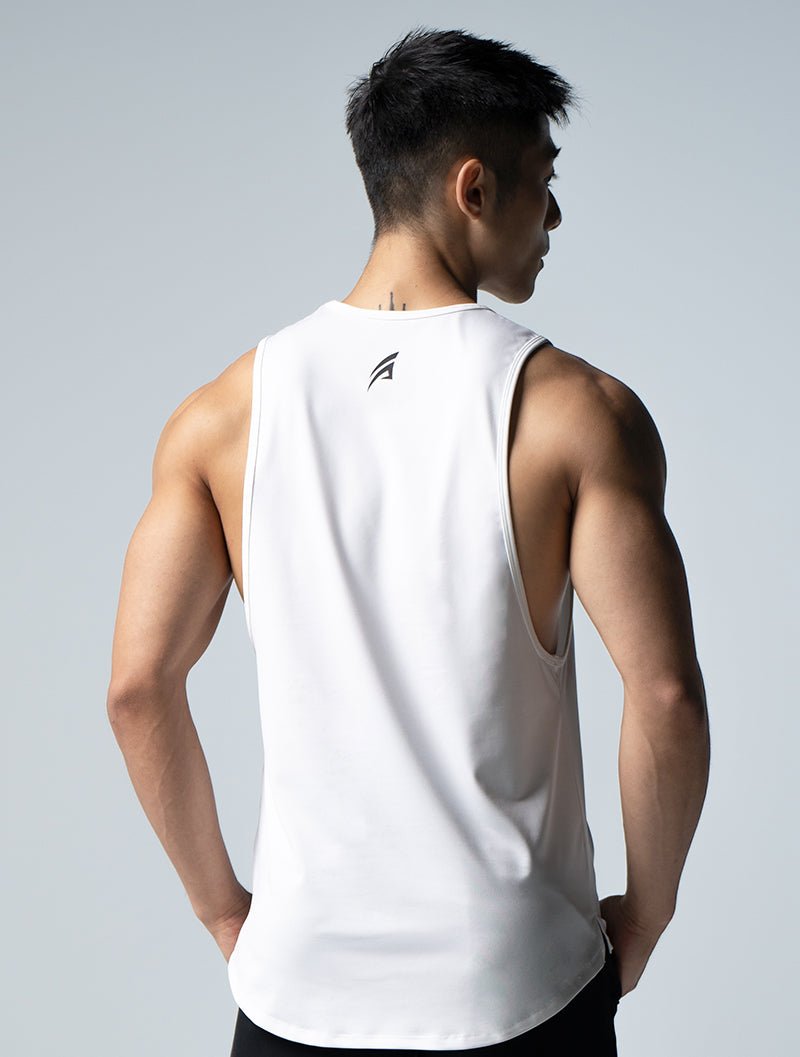 ArcTech™ AROAK CREW 機能背心 (白) – AROAK 機能健身服飾 | 專為健人打造