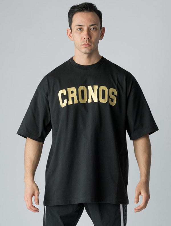 CRONOS 落肩T恤 (黑金) – AROAK 機能健身服飾 | 專為健人打造